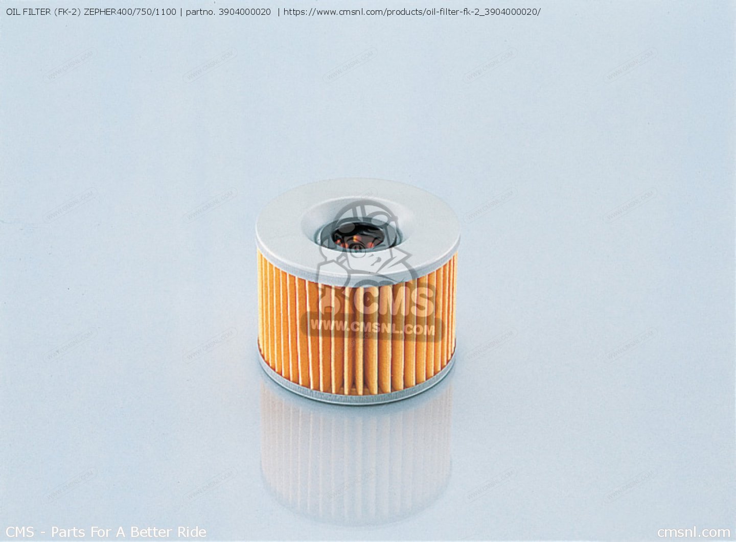 3904000020: OIL FILTER (FK-2) ZEPHER400/750/1100 Kitaco - buy the 390 ...