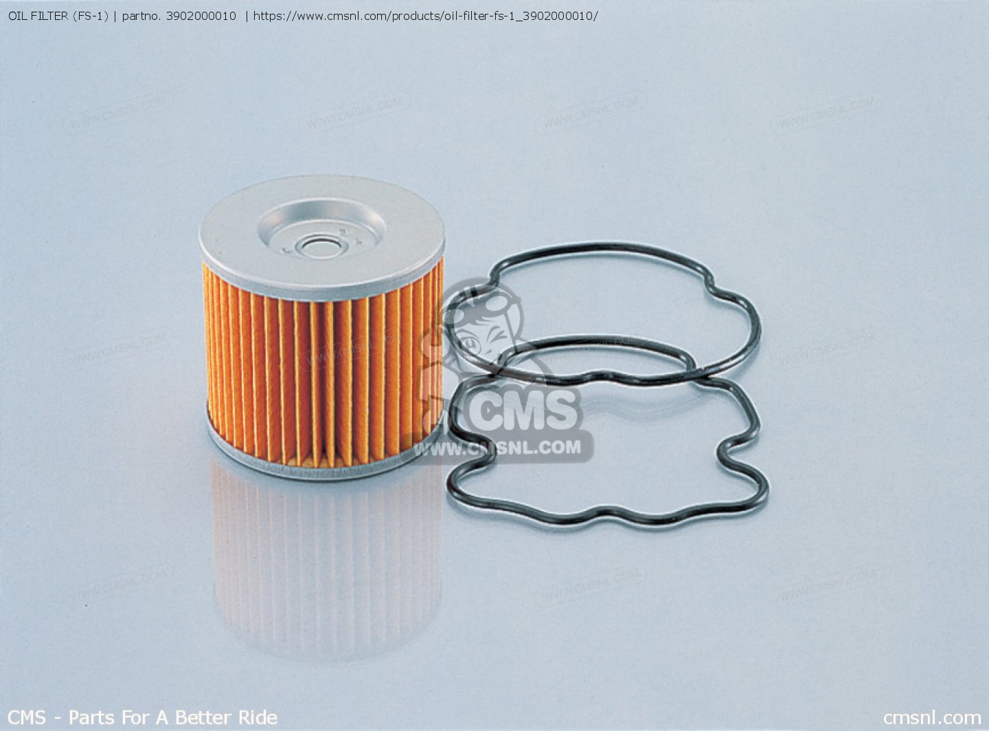 3902000010: Oil Filter (fs-1) Kitaco - buy the 390-2000010 at CMSNL