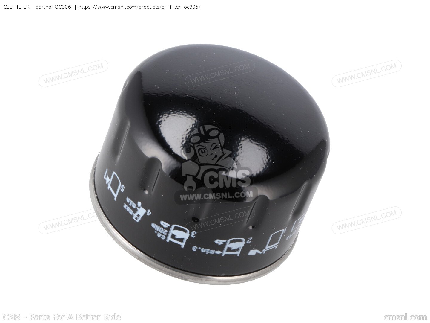 OC306: OIL FILTER MAHLE - buy the OC306 at CMSNL