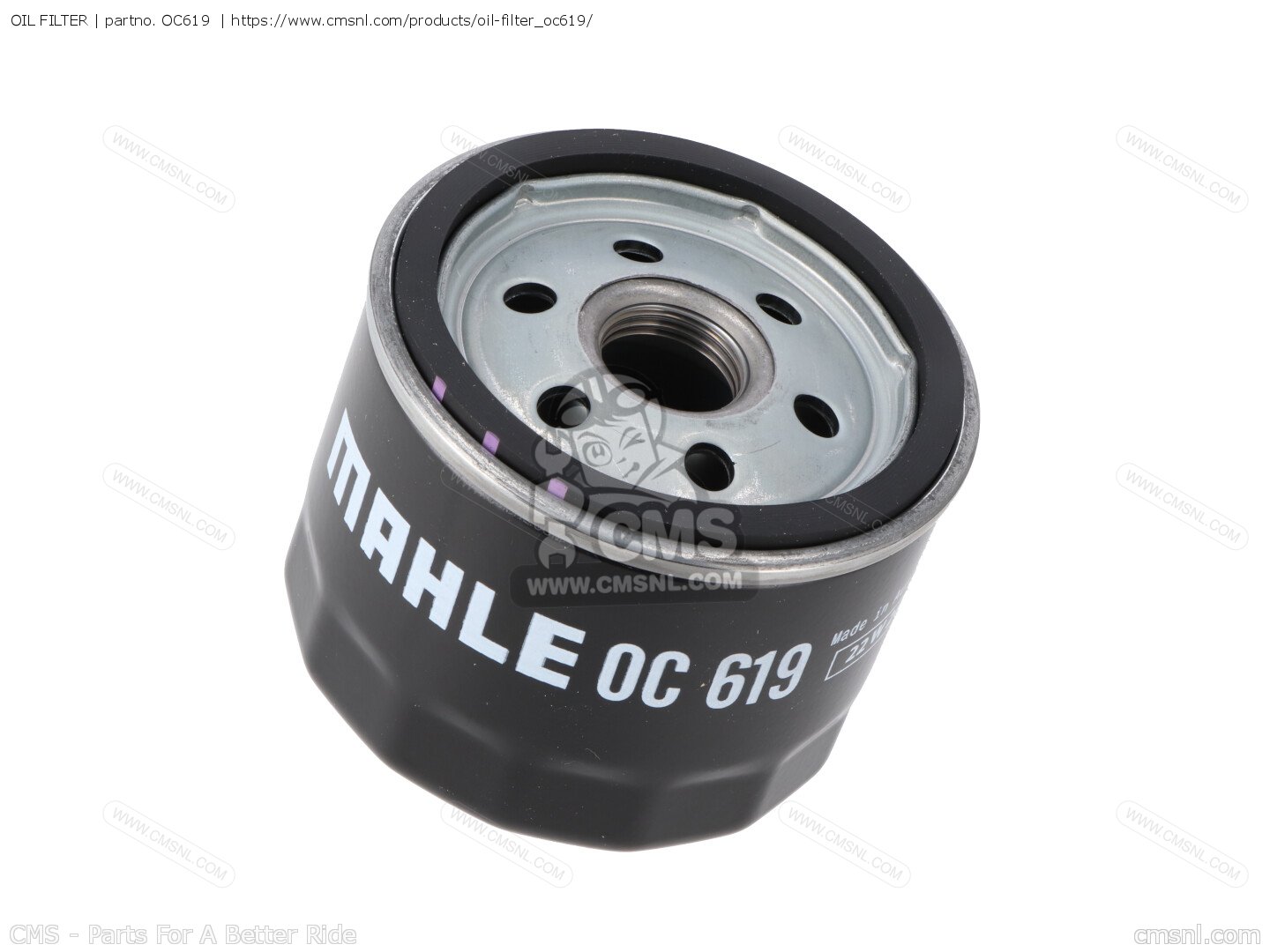 OC619: OIL FILTER MAHLE - buy the OC619 at CMSNL