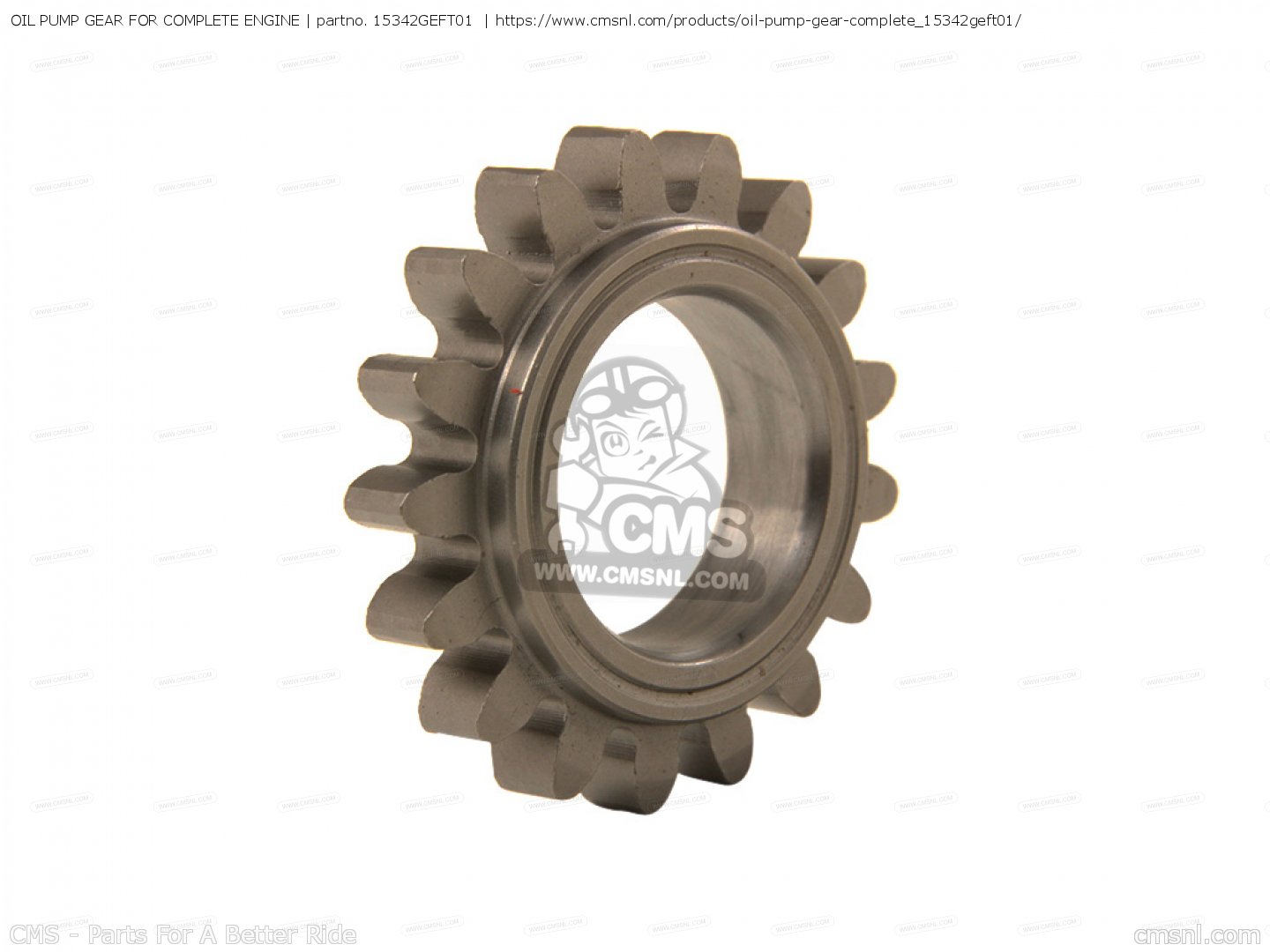 15342GEFT01: OIL PUMP GEAR FOR COMPLETE ENGINE Takegawa - buy the 15342 ...