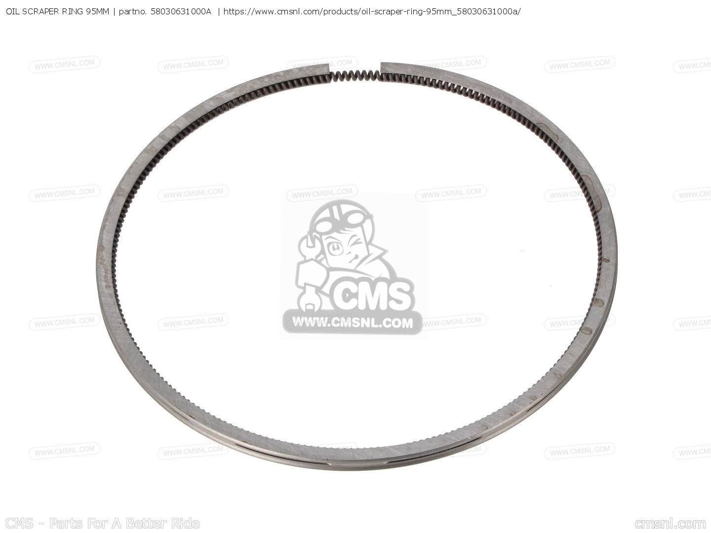 58030631000A: OIL SCRAPER RING 95MM Husqvarna - buy the 58030631000 at ...