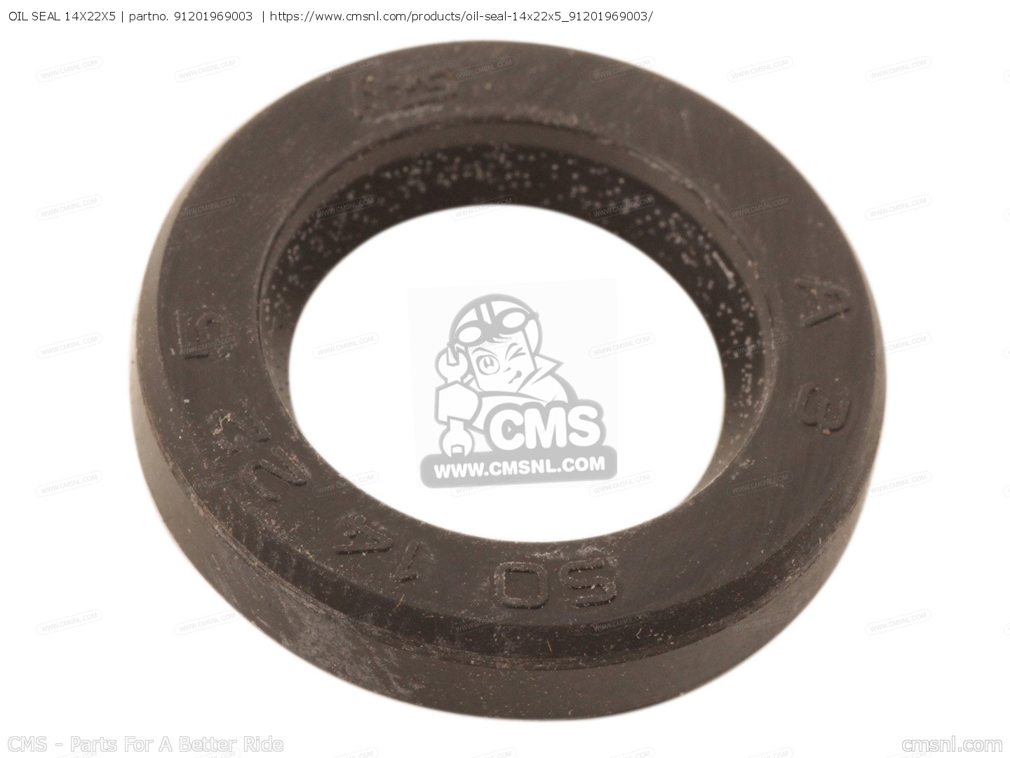 91201969003: OIL SEAL 14X22X5 Honda - buy the 91201-969-003 at CMSNL