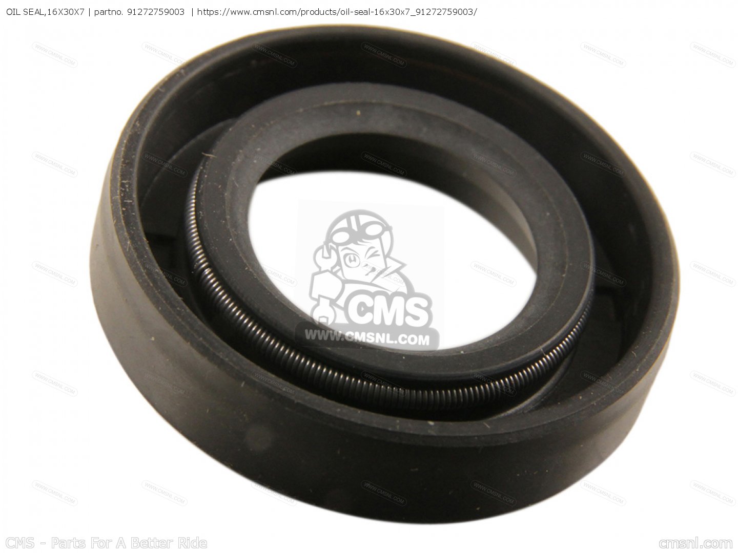 91272759003: Oil Seal,16x30x7 Honda - buy the 91272-759-003 at CMSNL