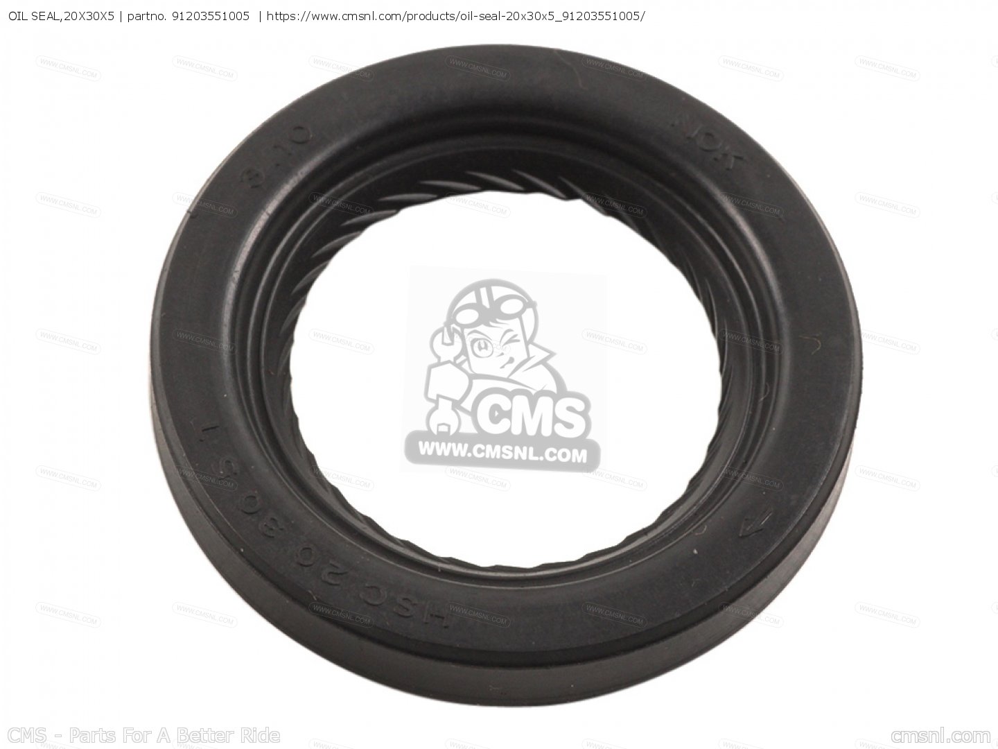 91203551005: Oil Seal,20x30x5 Honda - buy the 91203-551-005 at CMSNL