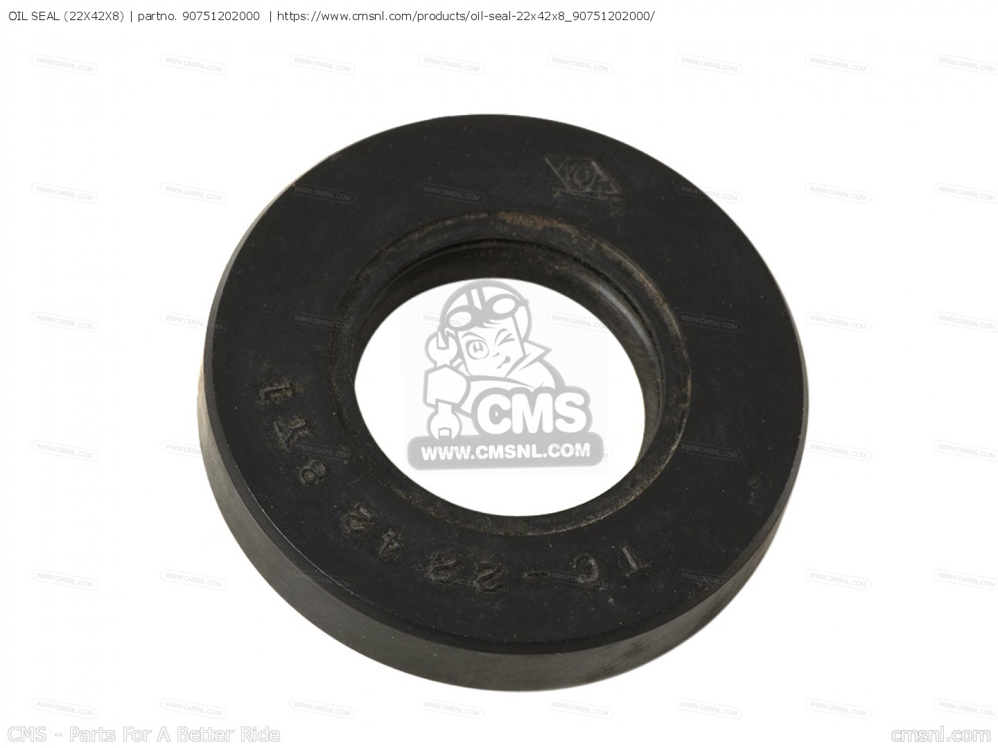 90751202000: OIL SEAL (22X42X8) Honda - buy the 90751-202-000 at CMSNL