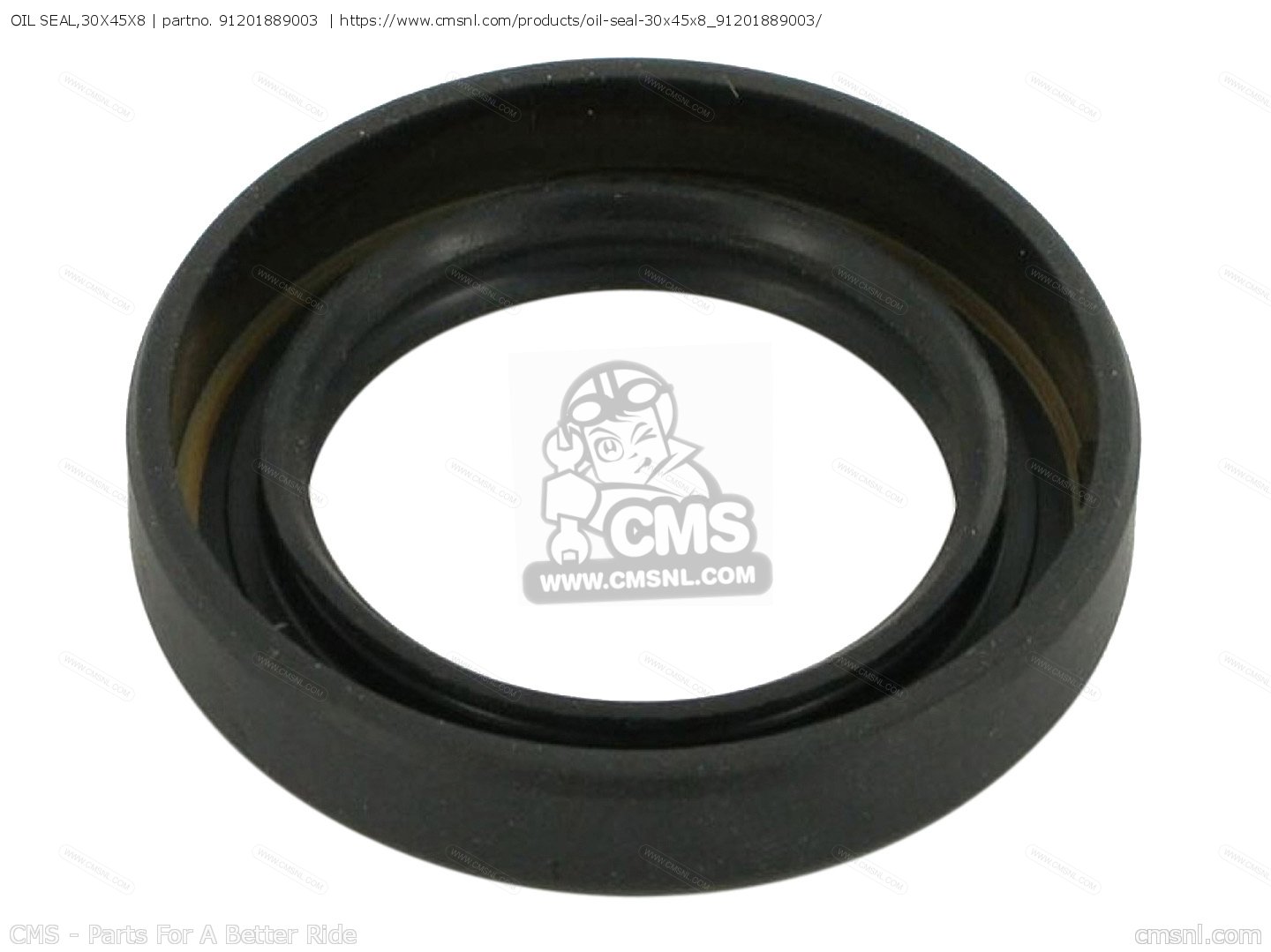91201889003: Oil Seal,30x45x8 Honda - buy the 91201-889-003 at CMSNL