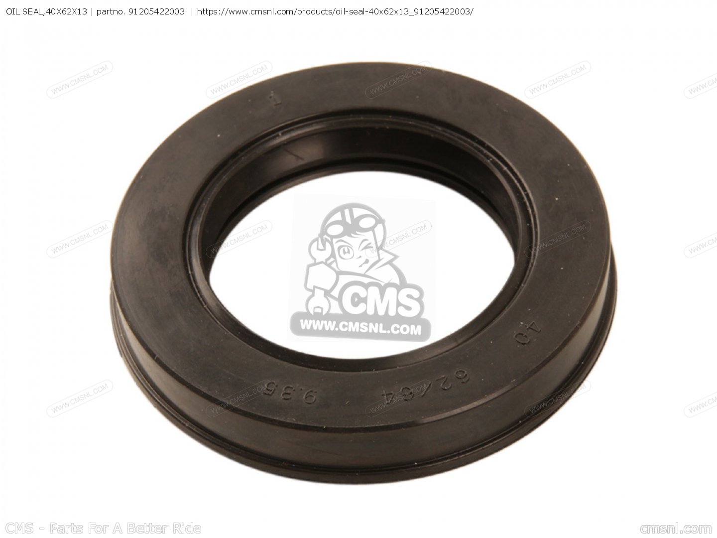 91205422003: Oil Seal,40x62x13 Honda - buy the 91205-422-003 at CMSNL