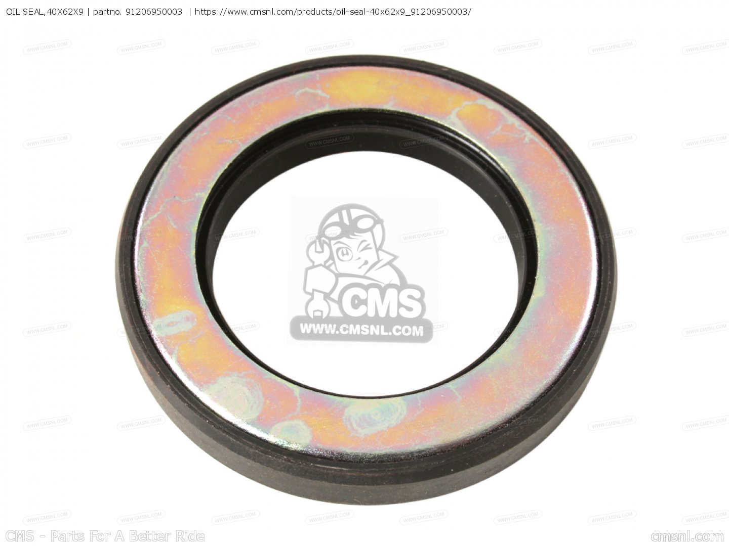 91206950003: Oil Seal,40x62x9 Honda - buy the 91206-950-003 at CMSNL
