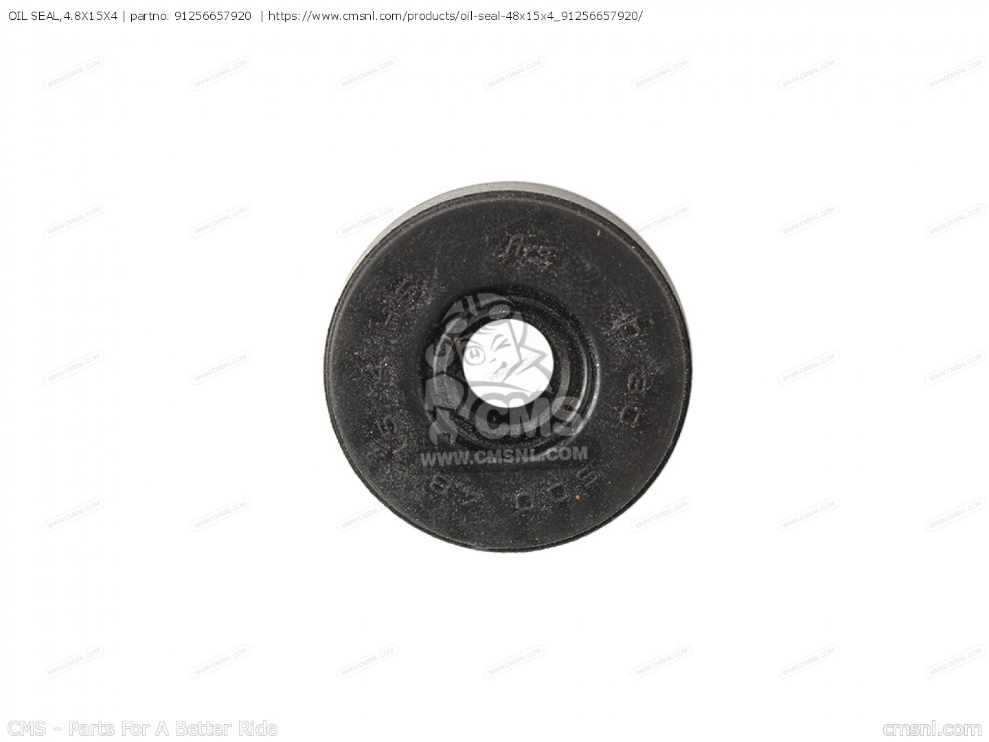 91256-657-920 Oil Seal,4.8X15X4, 91256657920 Honda - XLX350R, XL350R ...