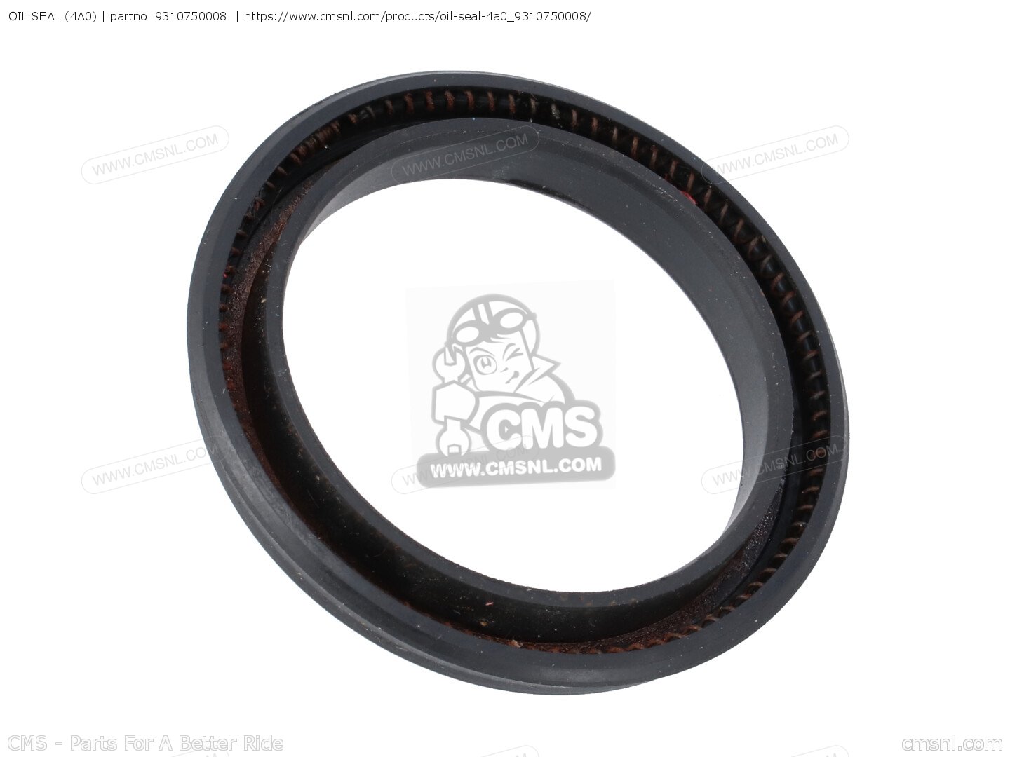 9310750008: Oil Seal (4a0) Yamaha - buy the 93107-50008-00 at CMSNL