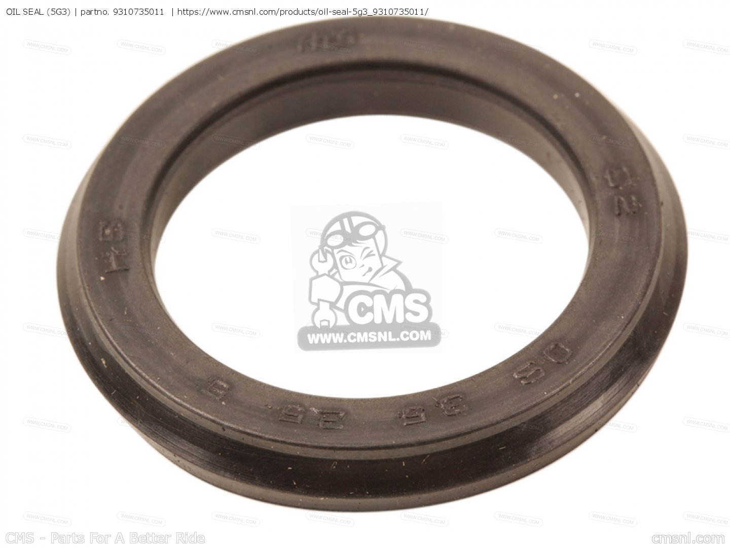 9310735011: OIL SEAL (5G3) Yamaha - buy the 93107-35011-00 at CMSNL
