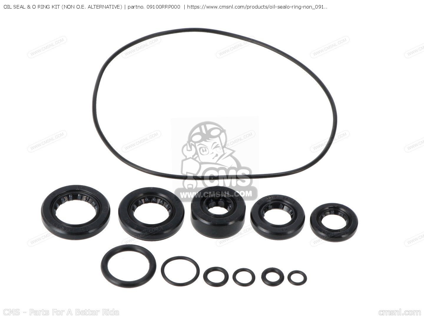 OIL SEAL & O RING KIT (NON O.E. ALTERNATIVE) for Honda - order at CMSNL