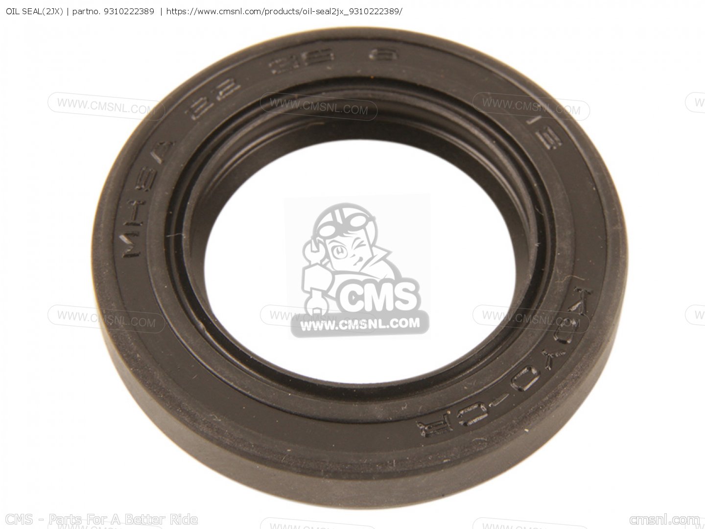 9310222389: OIL SEAL(2JX) Yamaha - buy the 93102-22389-00 at CMSNL