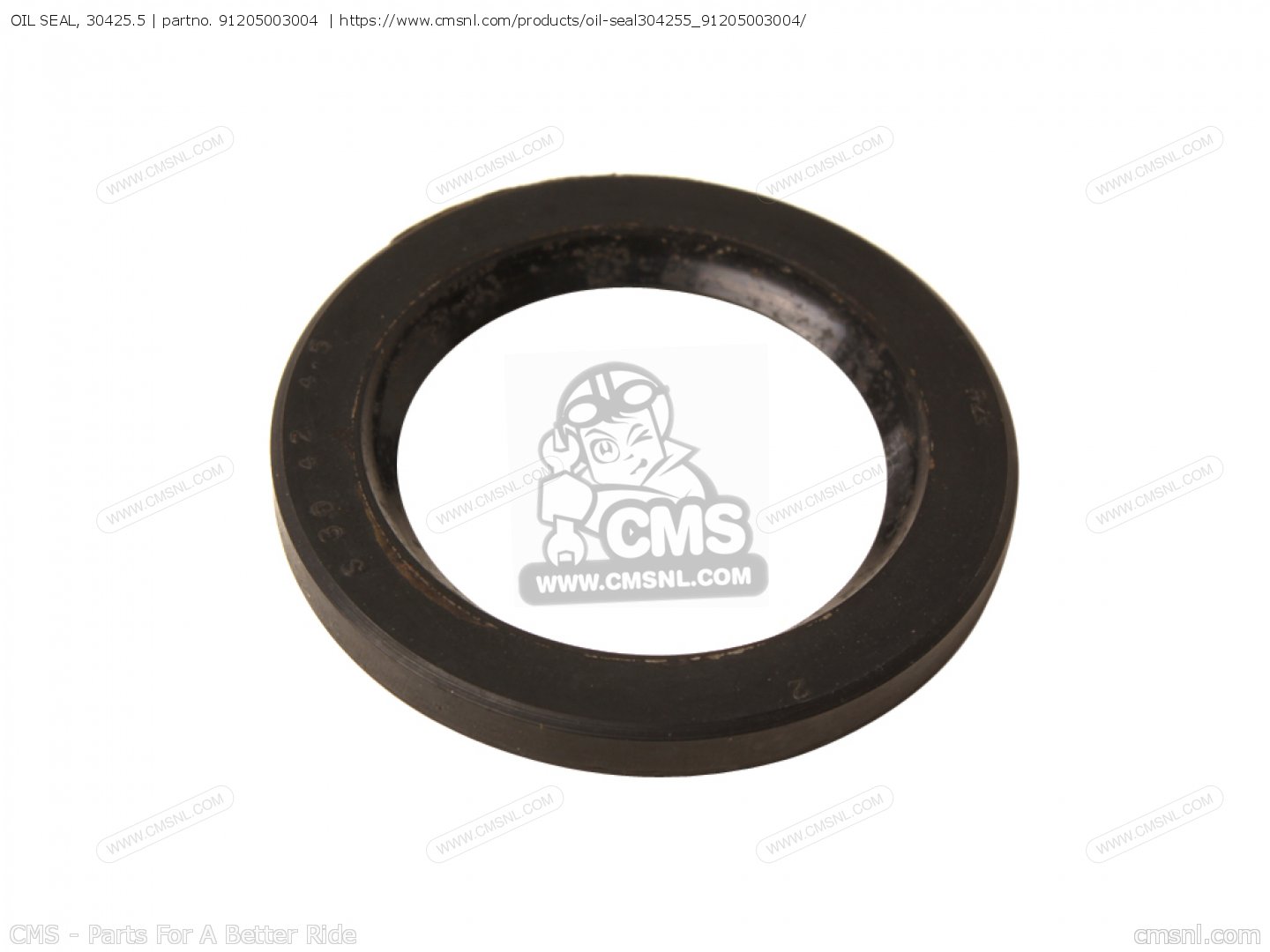 91205003004: Oil Seal, 30425.5 Honda - buy the 91205-003-004 at CMSNL