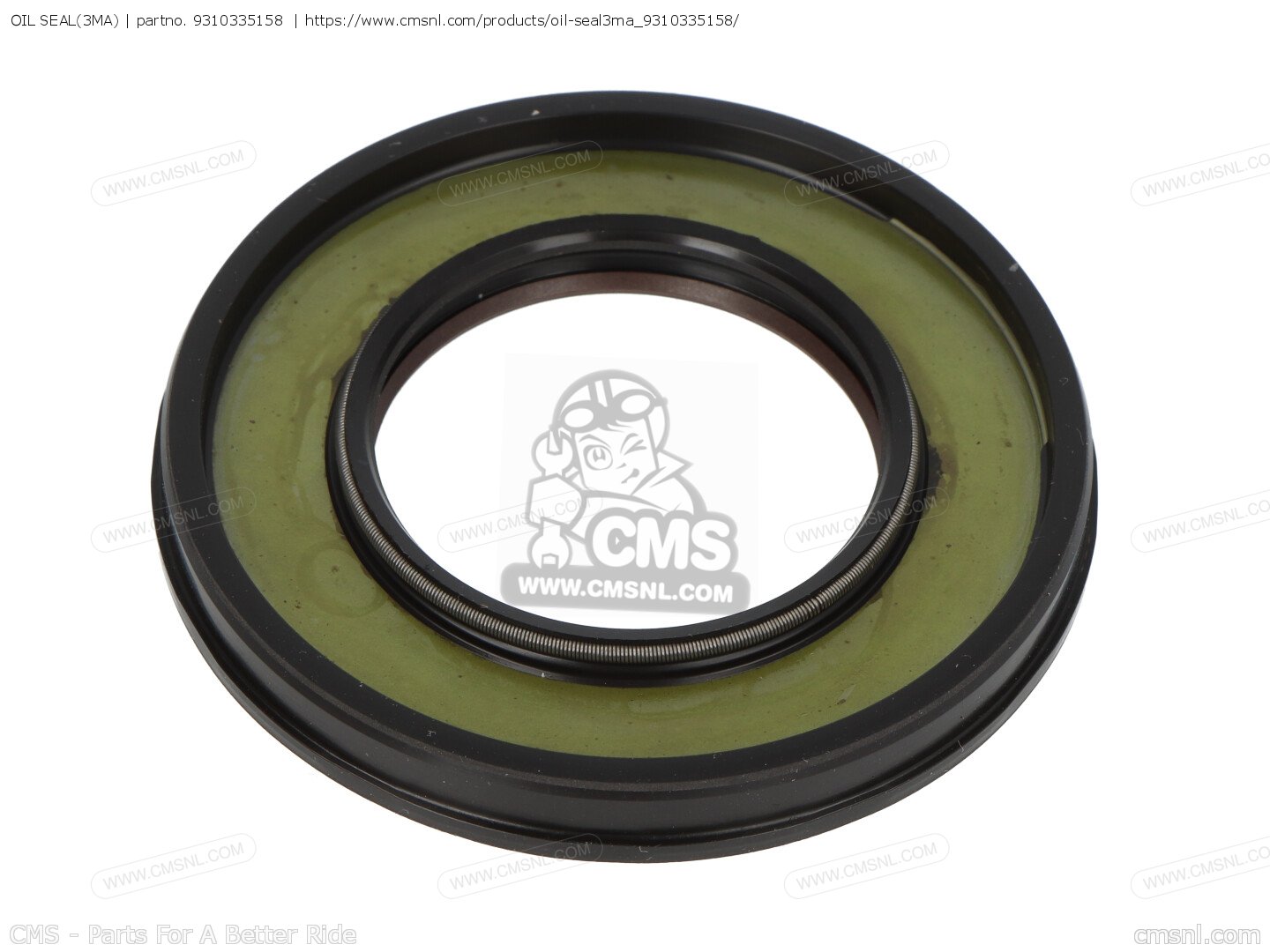 9310335158: OIL SEAL(3MA) Yamaha - buy the 93103-35158-00 at CMSNL