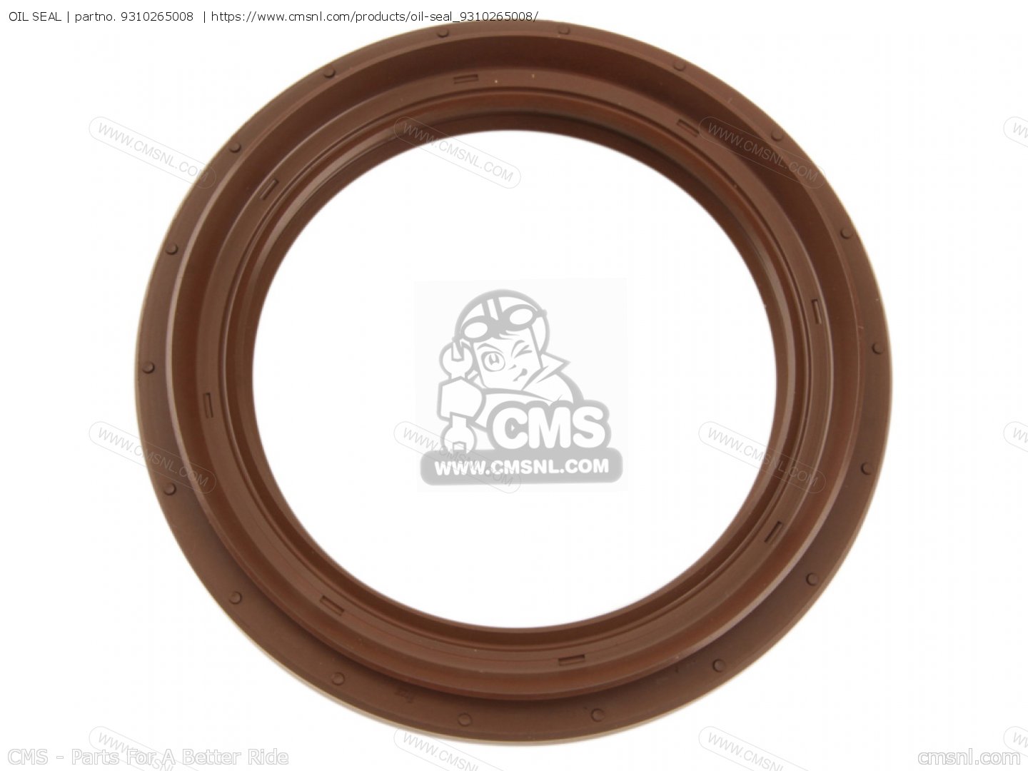 9310265008: OIL SEAL Yamaha - buy the 93102-65008-00 at CMSNL