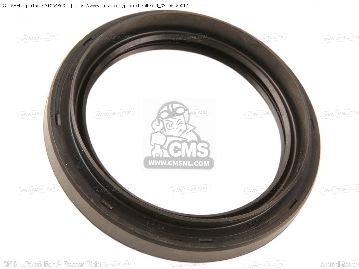 9310648001: OIL SEAL Yamaha - buy the 93106-48001-00 at CMSNL