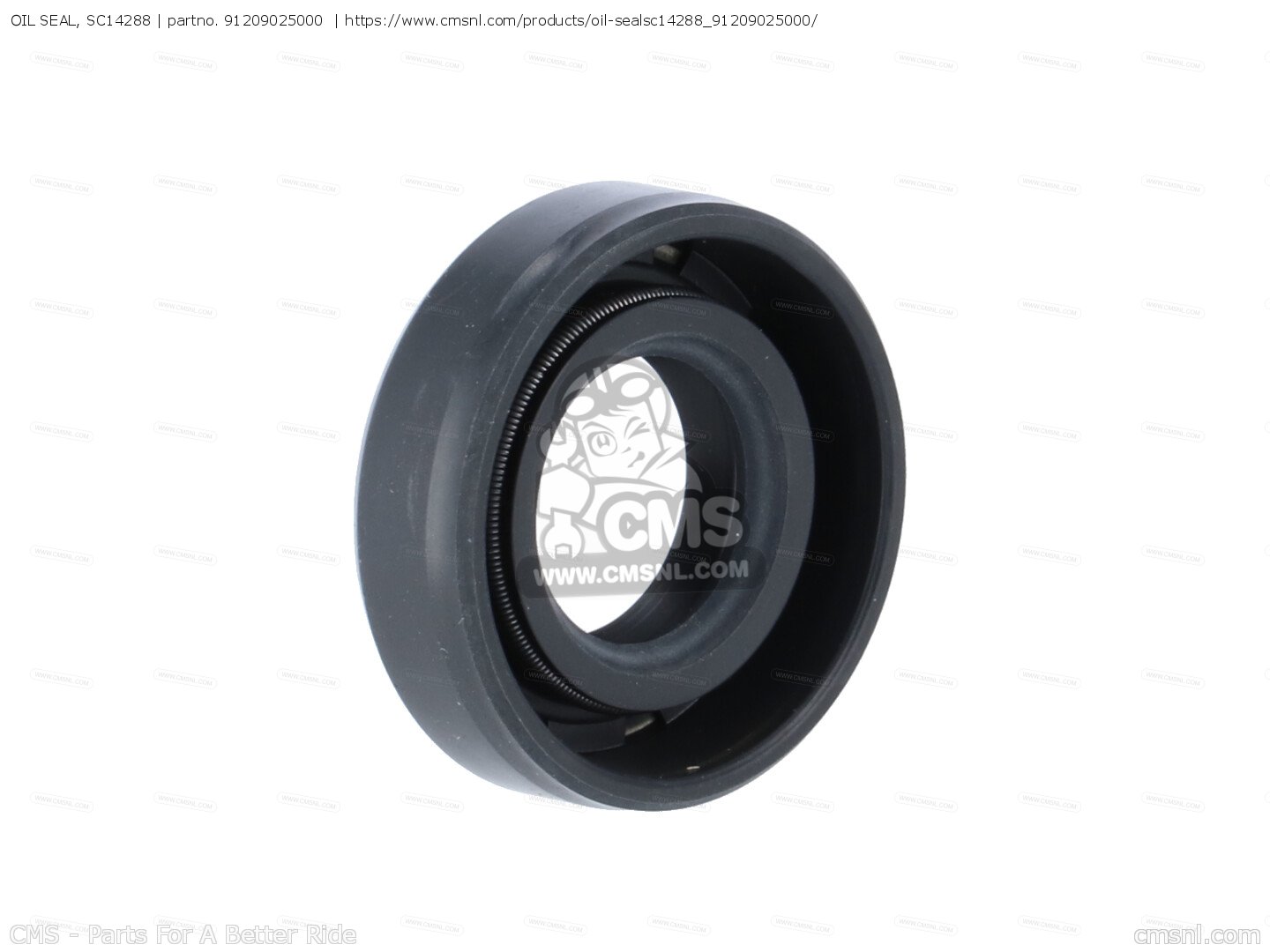 91209025000: Oil Seal, Sc14288 Honda - buy the 91209-025-000 at CMSNL