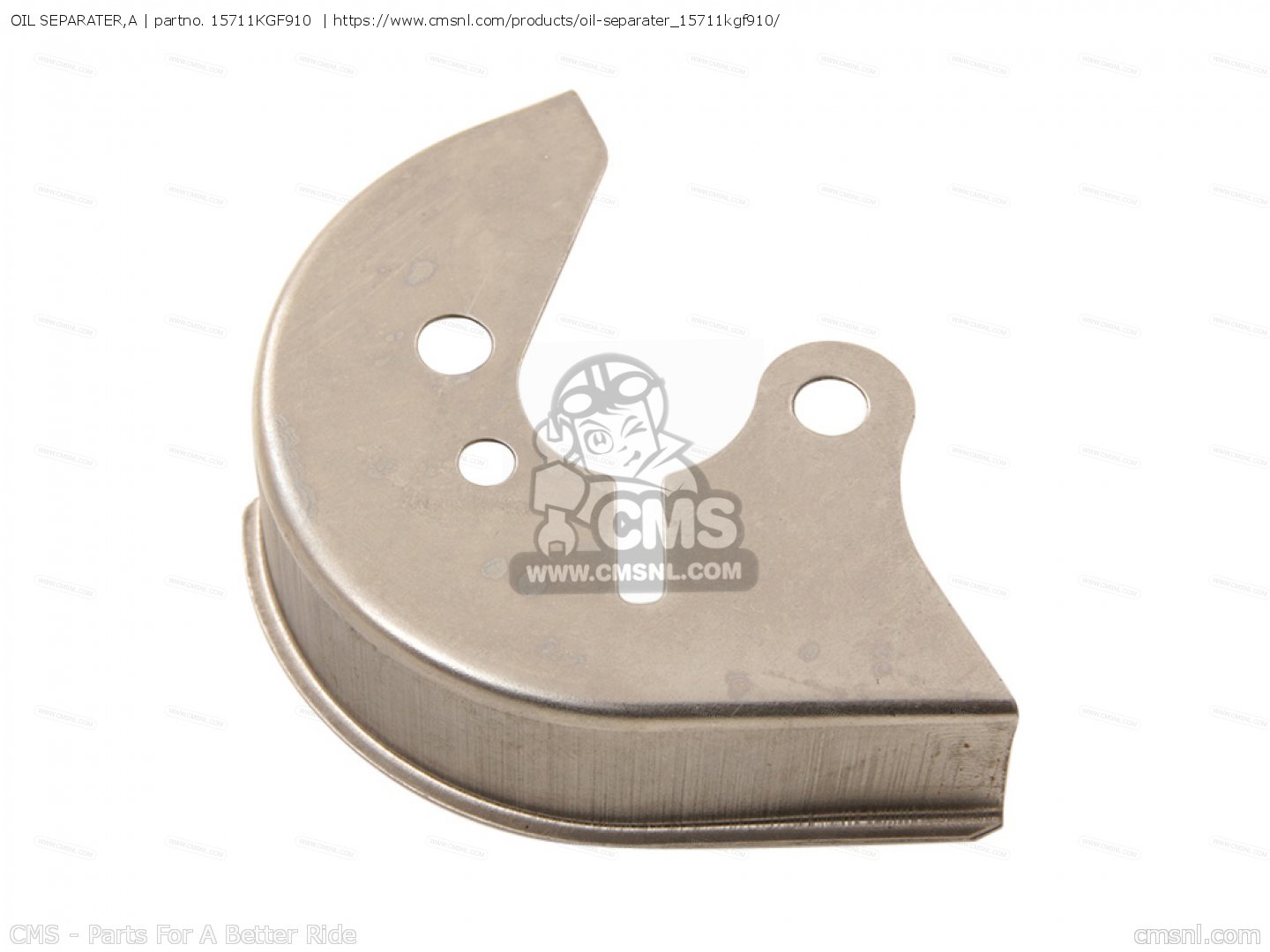 15711KGF910: OIL SEPARATER,A Honda - buy the 15711-KGF-910 at CMSNL