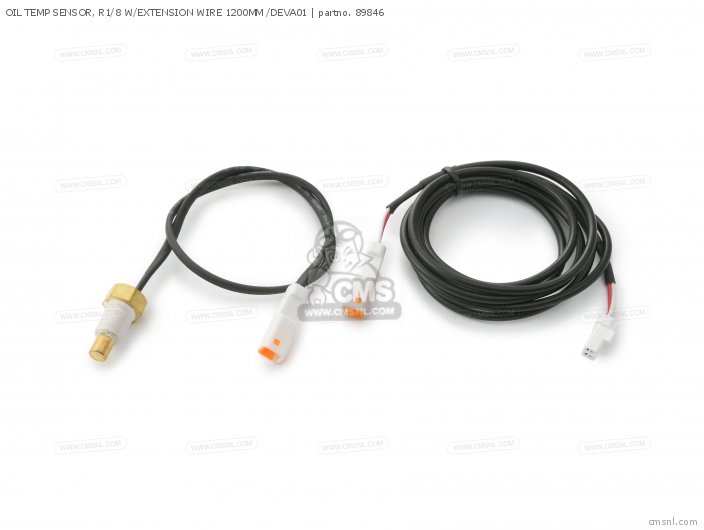 89846: Oil Temp Sensor, R1/8 W/extension Wire 1200mm /deva01 Daytona ...