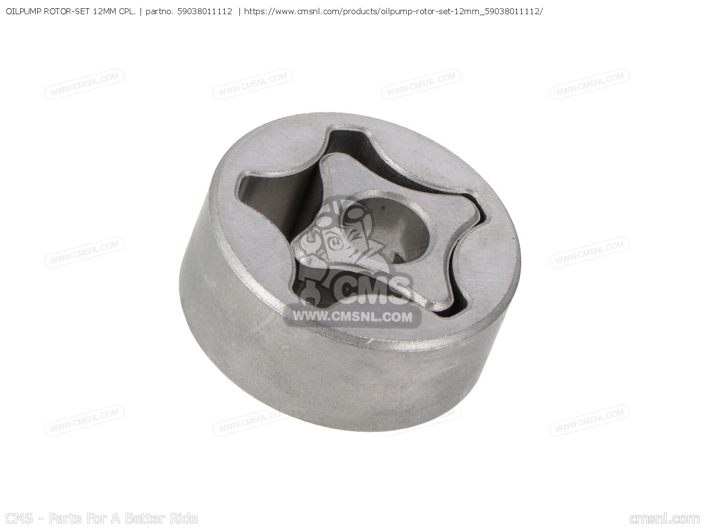 59038011112: OILPUMP ROTOR-SET 12MM CPL. KTM - buy the 59038011112 at CMSNL