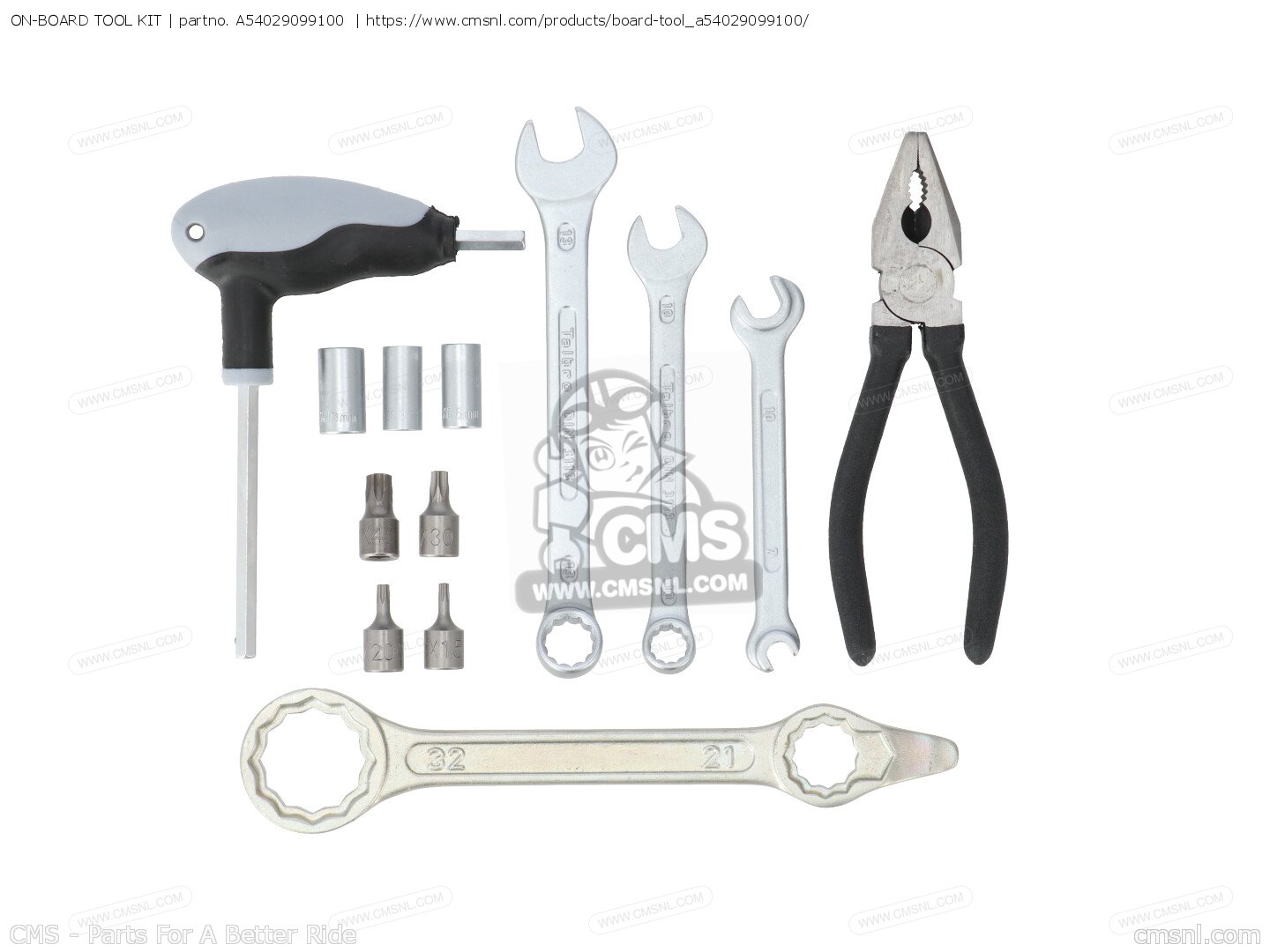 A54029099100: ON-BOARD TOOL KIT KTM - buy the A54029099100 at CMSNL