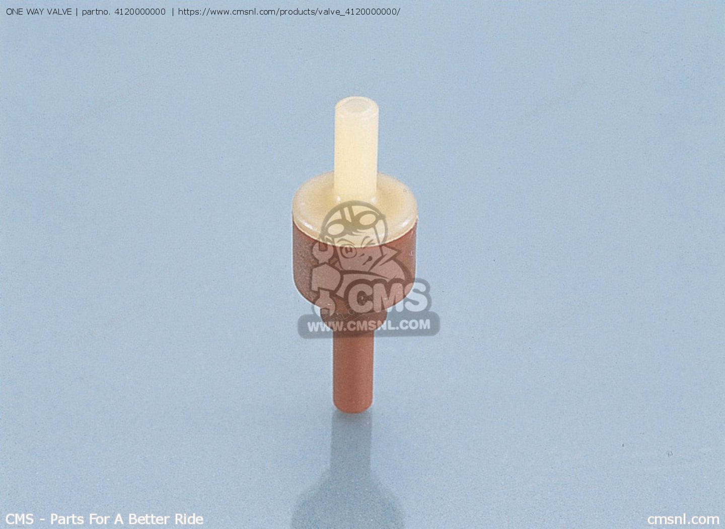 4120000000: ONE WAY VALVE Kitaco - buy the 412-0000000 at CMSNL