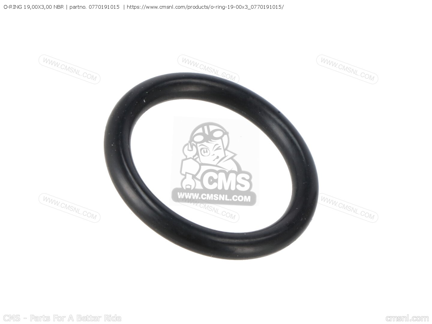 O-RING 19,00X3,00 NBR for KTM - order at CMSNL