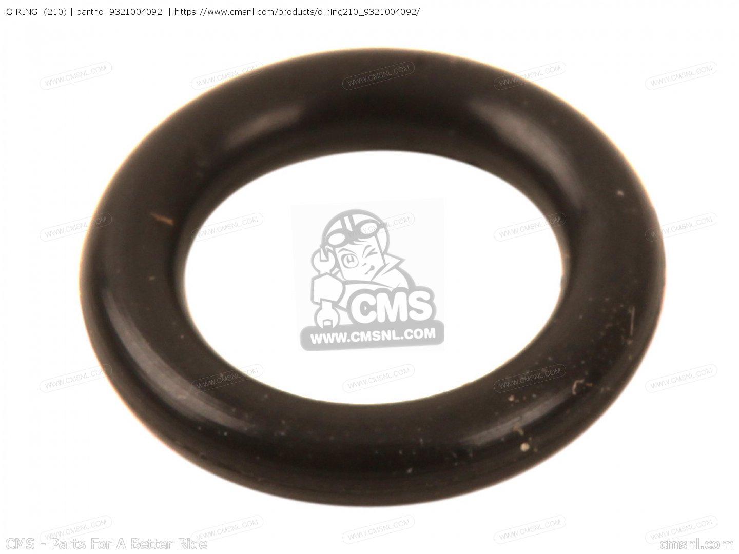 9321004092: O-RING (210) Yamaha - buy the 93210-04092-00 at CMSNL