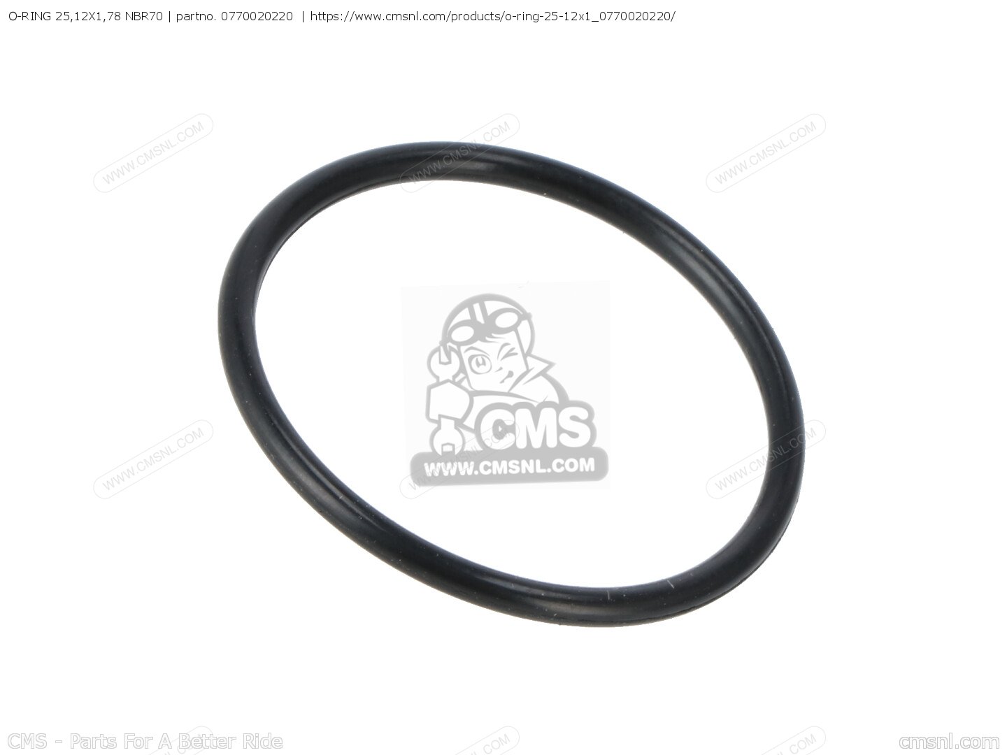 0770020220: O-RING 25,12X1,78 NBR70 KTM - buy the 0770020220 at CMSNL