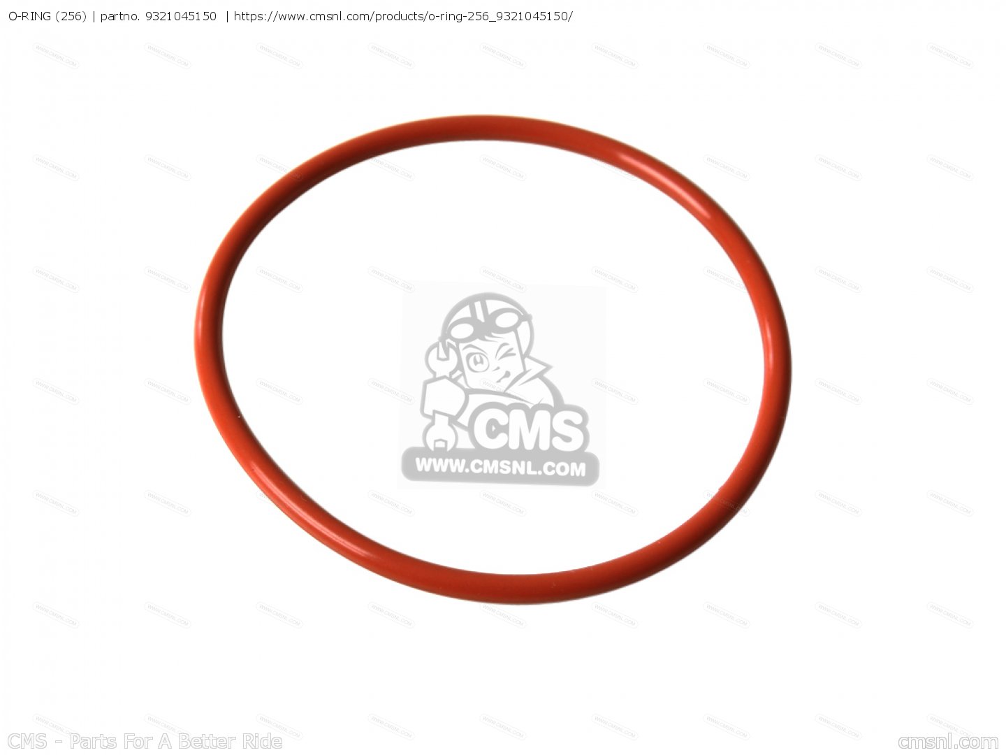 9321045150: O-RING (256) Yamaha - buy the 93210-45150-00 at CMSNL