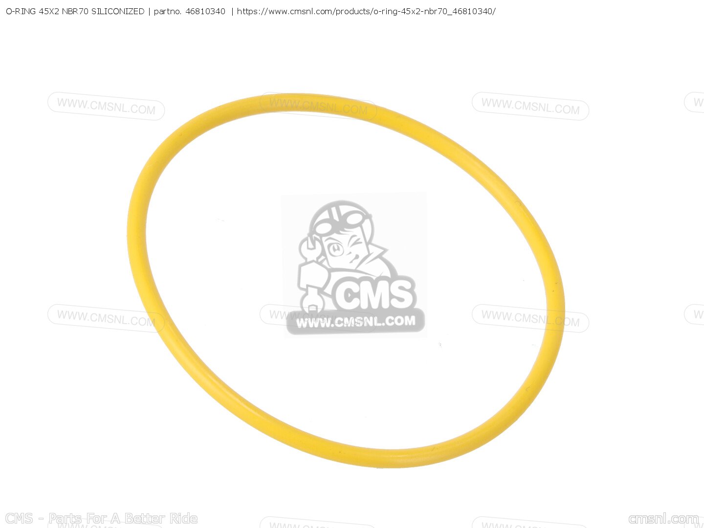 O-RING 45X2 NBR70 SILICONIZED for KTM - order at CMSNL