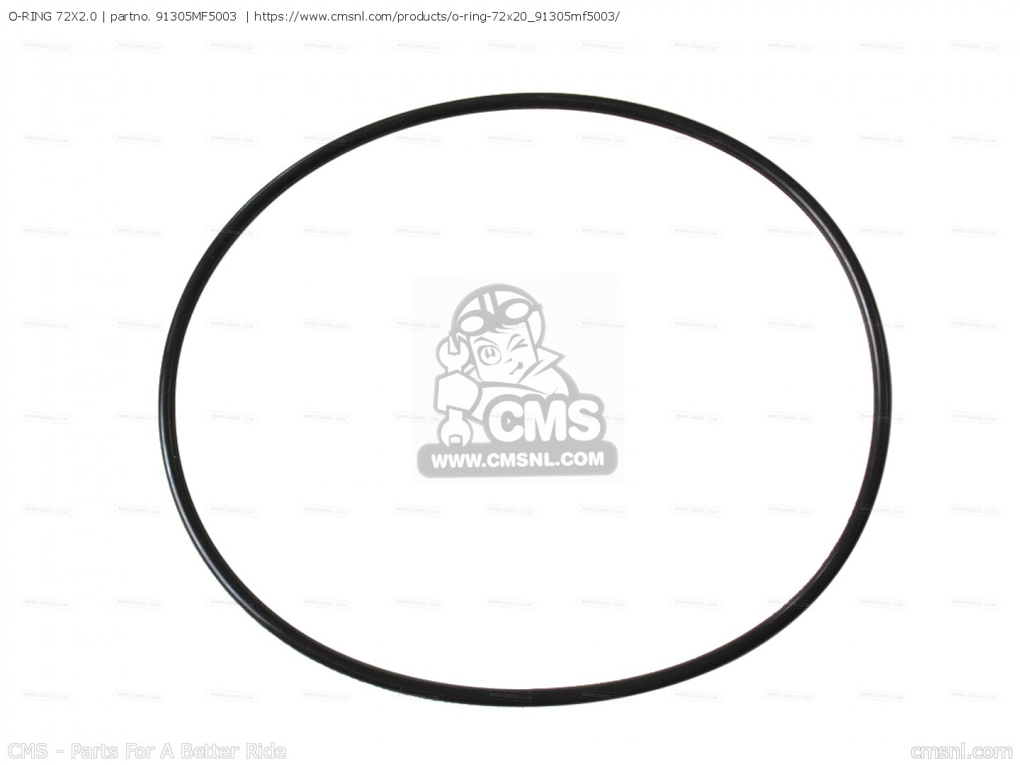 91305MF5003: O-RING 72X2.0 Honda - compre el 91305-MF5-003 en CMSNL