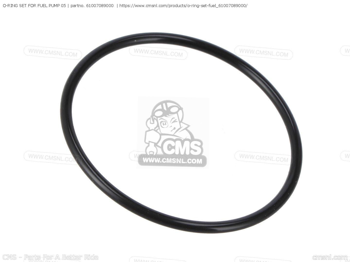 61007089000: O-RING SET FOR FUEL PUMP 05 KTM - buy the 61007089000 at CMSNL