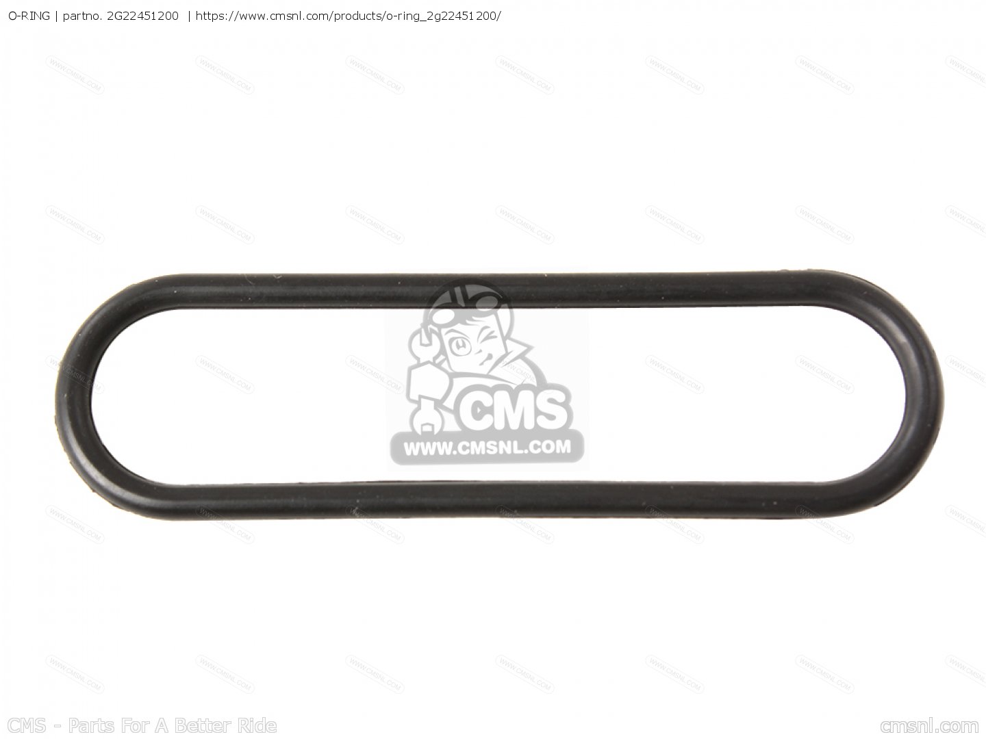 2G22451200: O-RING Yamaha - buy the 2G2-24512-00-00 at CMSNL