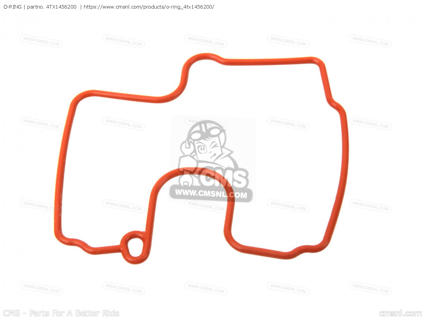 4TX1456200: O-RING Yamaha - buy the 4TX-14562-00-00 at CMSNL