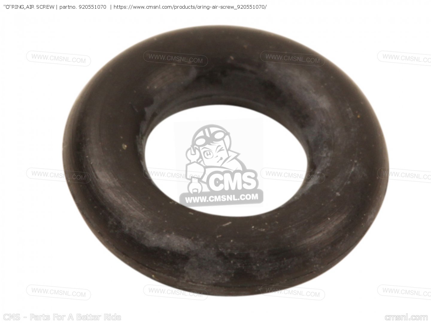 920551070: "O"RING,AIR SCREW Kawasaki - buy the 92055-1070 at CMSNL
