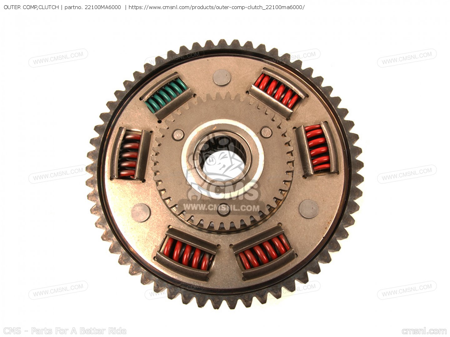 22100MA6000: Outer Comp,clutch Honda - buy the 22100-MA6-000 at CMSNL
