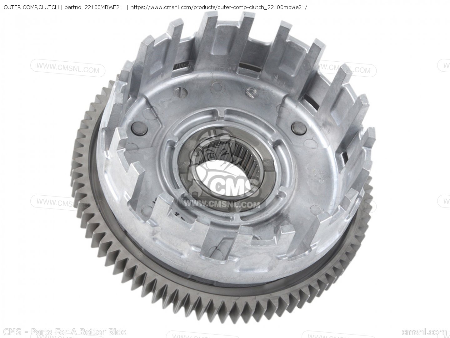 22100MBWE21: OUTER COMP,CLUTCH Honda - buy the 22100-MBW-E21 at CMSNL