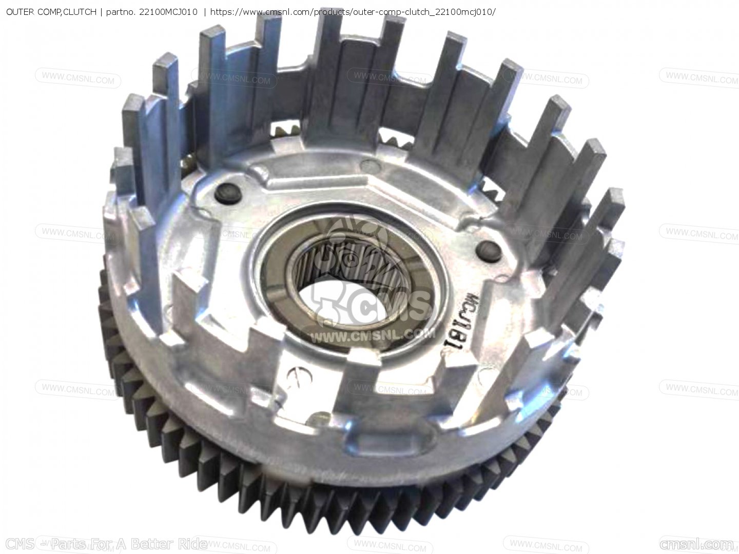 22100MCJ010: OUTER COMP,CLUTCH Honda - buy the 22100-MCJ-010 at CMSNL