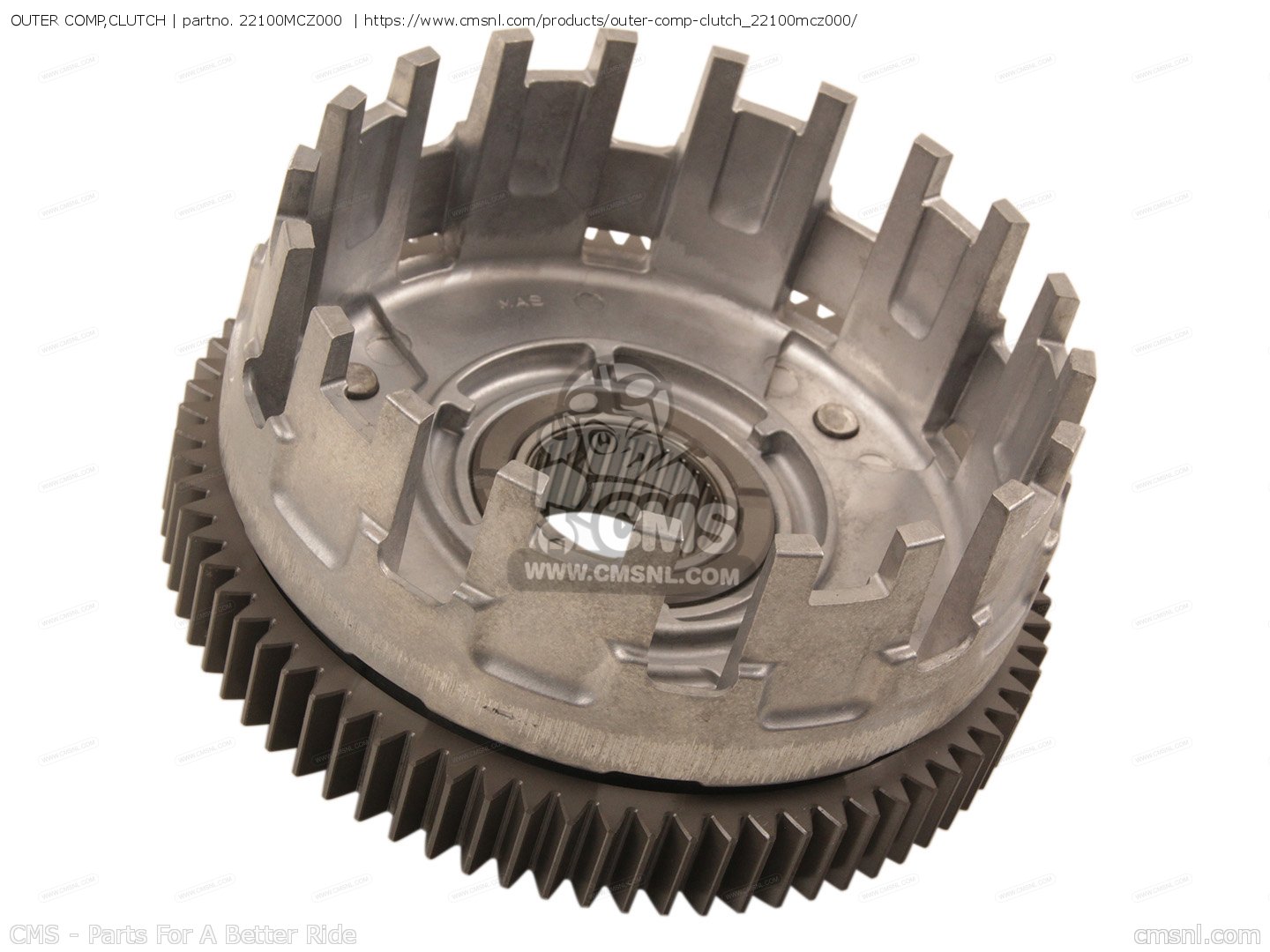 22100MCZ000: OUTER COMP,CLUTCH Honda - buy the 22100-MCZ-000 at CMSNL