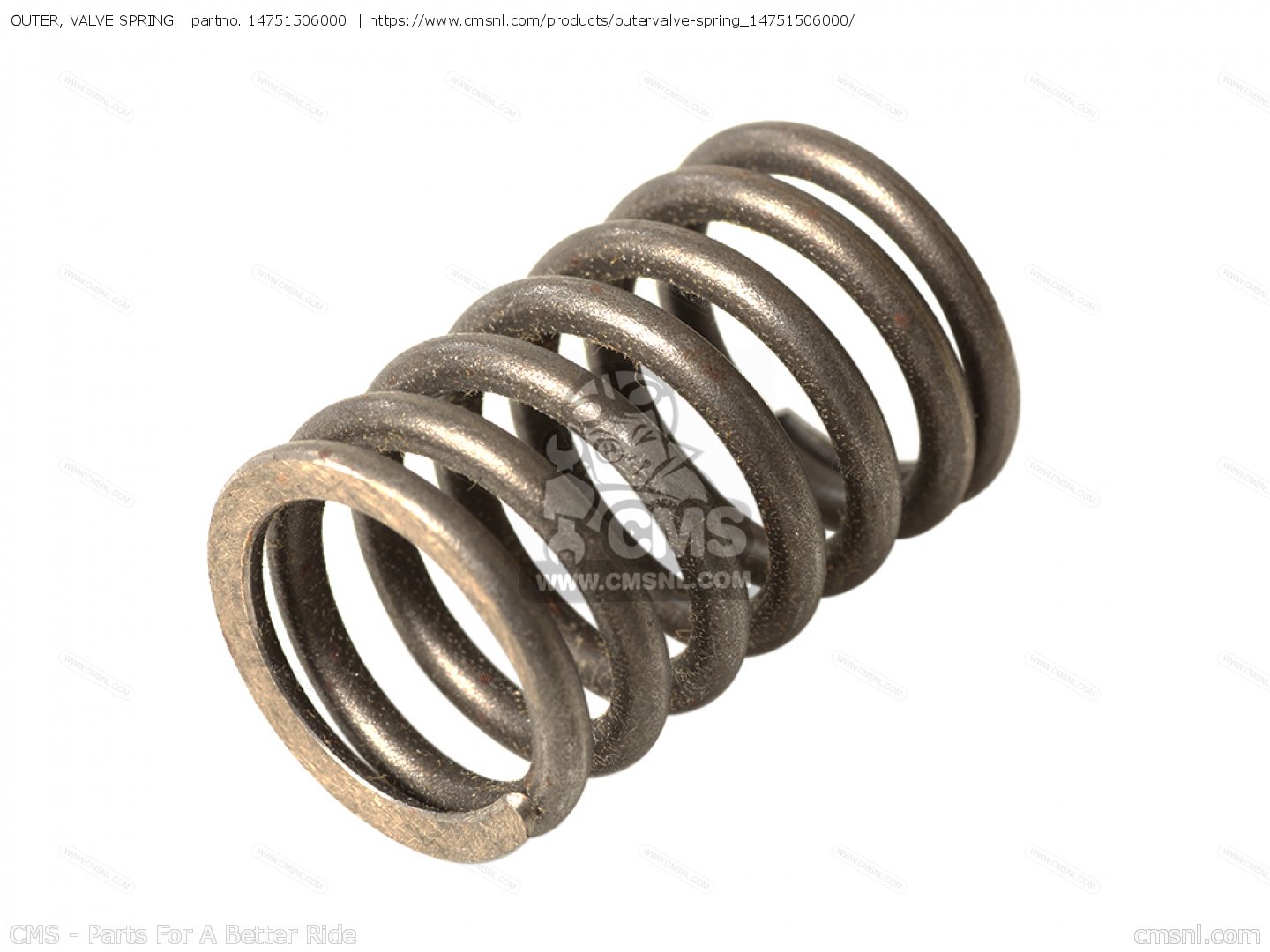 14751506000: OUTER, VALVE SPRING Honda - buy the 14751-506-000 at CMSNL