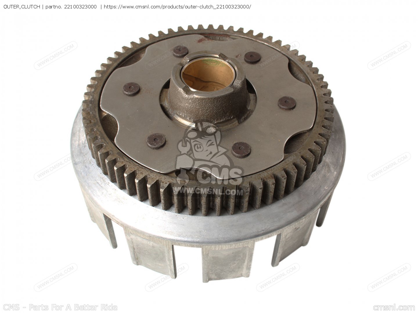 22100323000: OUTER,CLUTCH Honda - buy the 22100-323-000 at CMSNL