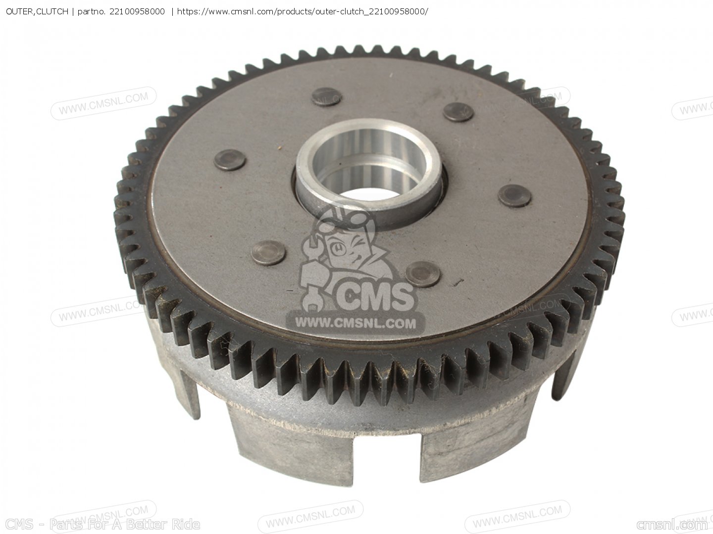 22100958000: OUTER,CLUTCH Honda - buy the 22100-958-000 at CMSNL