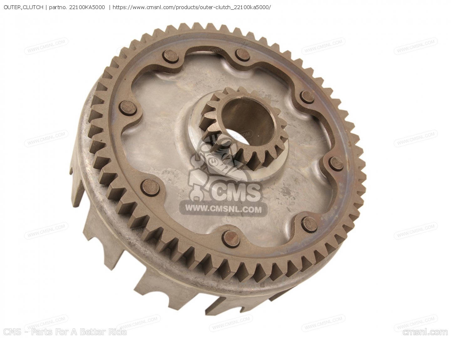 OUTER,CLUTCH for CR450R ELSINORE 1981 (B) USA - order at CMSNL
