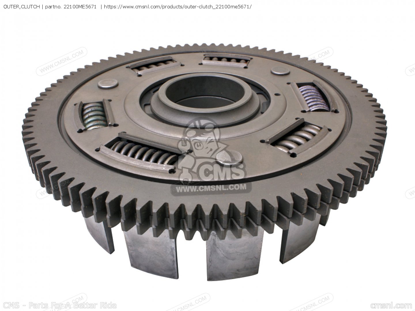 22100ME5671: OUTER,CLUTCH Honda - buy the 22100-ME5-671 at CMSNL