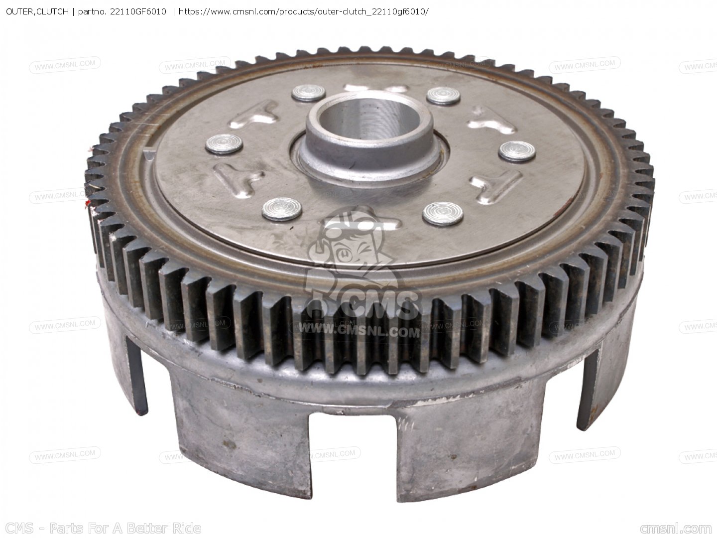 22110GF6010: OUTER,CLUTCH Honda - buy the 22110-GF6-010 at CMSNL