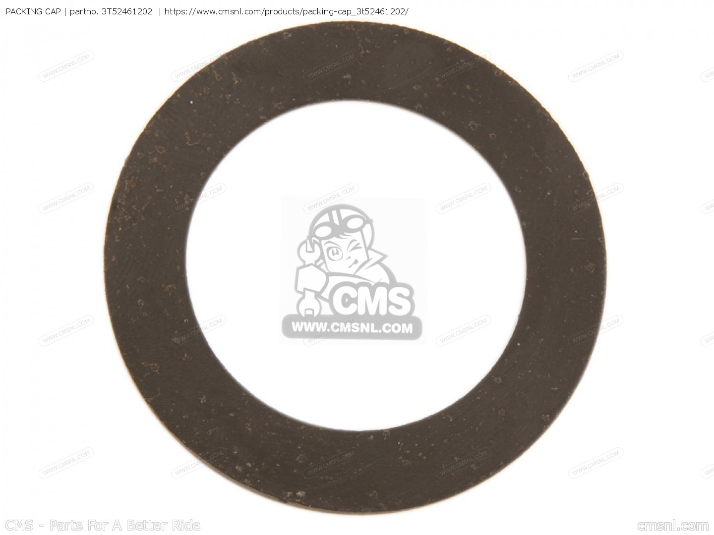 3T52461202: PACKING CAP (NAS) Yamaha - buy the 3T5-24612-02-00 at CMSNL