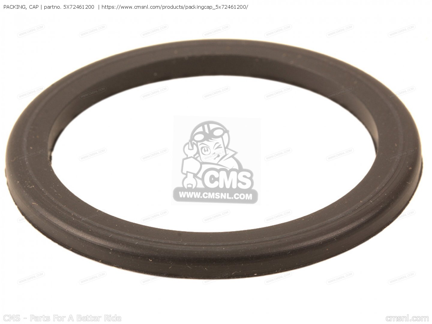 5X72461200: PACKING, CAP (NAS) Yamaha - buy the 5X7-24612-00-00 at CMSNL